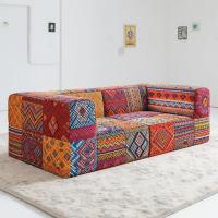 China Customized Vacuum-Sealed Compressed Sofa with Rebonded Foam Filling for Living Room for sale