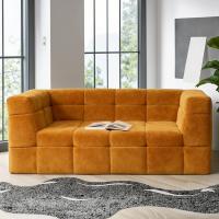 China Customized Vacuum-Sealed Compressed Sofa with Rebonded Foam Filling for Living Room for sale