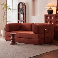 China Retro Corduroy Straight Row Sectional Sofa Set Vacuum Compressed Fabric Sponge Filling 7-30 Days Delivery for sale
