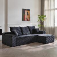 China Customized Fabric Compressed Sofa Set with Rebonded Foam for Living Room 7-30 Days Delivery for sale