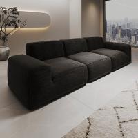 China Fabric Modular Reclining Sectional Sofa for Living Room Modern Design 3-Seat for sale