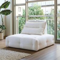 China Modern Single Seat Compressed Sofa Fabric Sponge 80cm Width for Living Room Home Apartment for sale