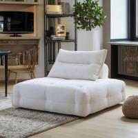China Modern Single Seat Compressed Sofa Fabric Sponge 80cm Width for Living Room Home Apartment for sale