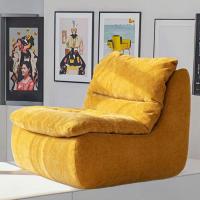 China Modern Convertible Extendable Single Seat Sofa Set with Rebonded Foam and Fabric for Living Room for sale