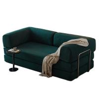 China Modern Compression Sofa Bed Set Microfiber Fabric Sectional Modular Design Stainless Steel Legs Square Shape Customizable Vacuum for sale