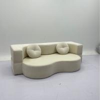 China OEM L-Shape Frameless Sofa Comfortable Couch Sponge Indoor Modular Sofa Living Room Could Couch Compressed Sofa for sale
