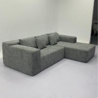 China OEM L-Shape Frameless Sofa Comfortable Couch Sponge Indoor Modular Sofa Living Room Could Couch Compressed Sofa for sale