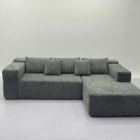 China OEM L-Shape Frameless Sofa Comfortable Couch Sponge Indoor Modular Sofa Living Room Could Couch Compressed Sofa for sale