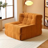 China Fabric Upholstery Bean Bag Chair Lounge Sofa 35D Sponge Boneless Compressed for Living Room for sale