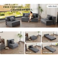 China Multifunctional Folding Convertible Sofa Chair Dual-Use Frameless Boneless Recliner Sofa Bed Bean Bag Home Upholstered Square for sale