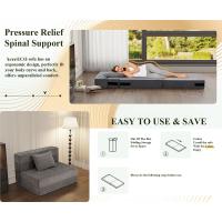 China Multifunctional Folding Convertible Sofa Chair Dual-Use Frameless Boneless Recliner Sofa Bed Bean Bag Home Upholstered Square for sale