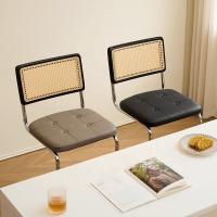 China Wholesale Mid-Century Upholstered Armless Dining Chair with Electroplated Metal Legs for Bar Restaurant for sale