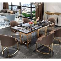 China Modern PU Leather Dining Chair with Metal Iron Frame for Restaurant Hotel Salon Use for sale