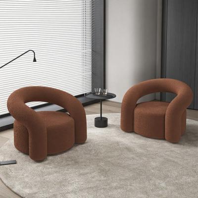 China Velvet Upholstered Accent Chair for Living Room Bedroom Single Armchair Sofa with Backrest Eco-Friendly Durable 80cm for sale