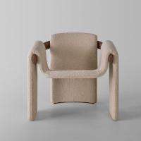 China Italian Style Modern Crab Design Accent Chair Velvet Leisure Stool for Living Room Bedroom Home Furniture for sale