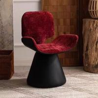China Solid Wood Swivel Vanity Chair with High Elastic Sponge Cushion for Salon Home Office Bedroom for sale