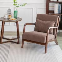 China Modern Fabric Single Seat Recliner Chair Leisure Chaise Lounge with Wooden Frame Space Saving Home Furniture for sale
