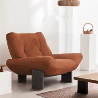 China Wholesale Retro Single Seat Accent Recliner Sofa Chair with Chenille Fabric and Ash Wood Legs for sale