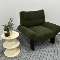 China Wholesale Retro Single Seat Accent Recliner Sofa Chair with Chenille Fabric and Ash Wood Legs for sale