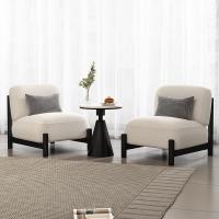 China Wholesale Lamb Fleece Fabric Single Leisure Sofa Chair with High-resilience Sponge for Bedroom for sale