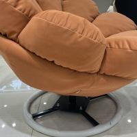 China Creative Flower Shaped Modern Eco-Friendly Accent Sofa Chair for Bedroom Balcony Dining Lazy Leisure Rotating Recliner Lounge Single for sale