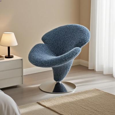 China Eco-Friendly Fabric Swivel Flower Accent Chair 360 Degree for Living Room Bedroom Apartment School Use for sale
