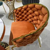 China Custom Single Seater Metal Coffee Chair Comfortable Lightweight Leisure Sofa for Bedroom Living Room Hotels for sale