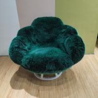 China Custom Single Bear Paw Velvet Lounge Chair with Metal Frame Modern Design for Bedroom Apartment Hotel for sale