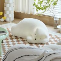 China Lying SnowBear Accent Chair Single Recliner Bean Bag Lounge Cute Design Comfortable Cushion for Balcony Leisure for sale