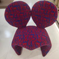 China Creative Mickey Ear-Shaped Accent Chair for Living Room Bedroom Casual Lazy Lounge Chair 80cm for sale