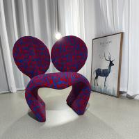 China Creative Mickey Ear-Shaped Accent Chair for Living Room Bedroom Casual Lazy Lounge Chair 80cm for sale