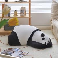 China Lying Panda Single-Seater Children Animal Sofa Recliner Fabric Bean Bag Chair 80cm for sale