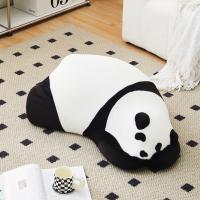 China Lying Panda Single-Seater Children Animal Sofa Recliner Fabric Bean Bag Chair 80cm for sale