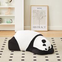 China Lying Panda Single-Seater Children Animal Sofa Recliner Fabric Bean Bag Chair 80cm for sale