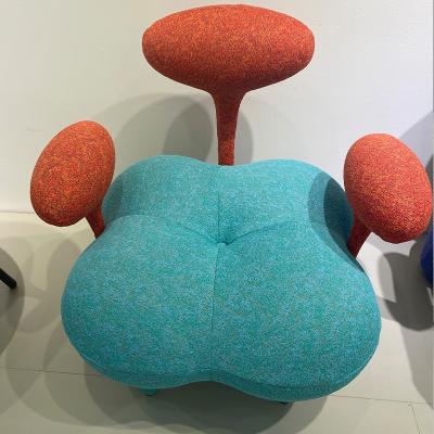 China Creative Single-Seater Magic Balloon Chair Irregular Accent Sofa for Bedroom Dining Leisure Armchair 80cm for sale