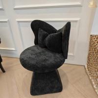 China Italian Style Single Seater Swivel Lounge Chair Minimalist Luxury Accent Vanity Chair for Bedroom Apartment for sale