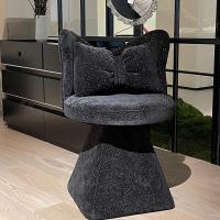China Italian Style Single Seater Swivel Lounge Chair Minimalist Luxury Accent Vanity Chair for Bedroom Apartment for sale