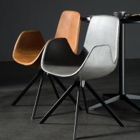 China Modern Minimalist PU Leather Leisure Chair with Backrest for Home Bedroom Vanity Stool Office Hotel Use for sale