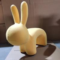 China Creative Cartoon Elf Rabbit Accent Chair for Children Indoor Living Room Balcony Shoe Bench 80cm for sale
