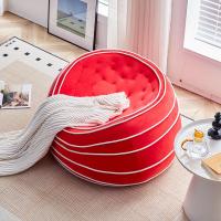 China Modern Single Seater Bean Bag Sofa Chair Creative Egg Tart Stool 80cm for Home Bedroom Living Room Balcony Leisure Lounge Lazy Sofa for sale
