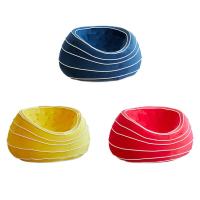 China Modern Single Seater Bean Bag Sofa Chair Creative Egg Tart Stool 80cm for Home Bedroom Living Room Balcony Leisure Lounge Lazy Sofa for sale