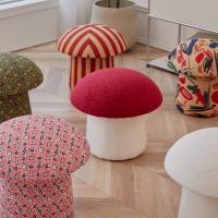 China Eco-Friendly Mushroom Stool Portable Shoe Changing Accent Chair for Living Room Bedroom Apartment School Use for sale