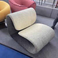 China Designer Irregular Metal Frame Eco-Friendly Accent Chair for Dining Hotel Gym Living Room 50cm Seat Height for sale