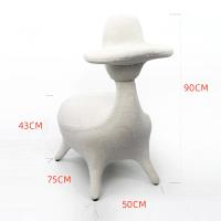 China Cartoon Donald Duck Convertible Children Stool Lounge Chair Soft Durable 50cm Living Room Accent for sale