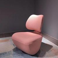 China Armless Bean Sprout Stool Rebonded Foam Single Sofa Chair for Home Hotel Villa Leisure Fabric Seat for sale