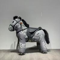 China Creative Pony Shaped Childrens Chair with Wheels Cartoon Animal Design Accent Chair for Bedroom School Living Room for sale