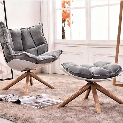 China Modern Fabric Swivel Recliner Chair Single Seat Eco-Friendly Lounge for Living Room Hotel for sale