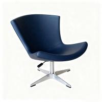 China Modern Leather Lazy Lounge Recliner Swivel Chair 360 Degree Living Room Furniture for Hotel Office for sale