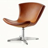 China Modern Leather Lazy Lounge Recliner Swivel Chair 360 Degree Living Room Furniture for Hotel Office for sale