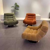 China Custom Modern Swivel Lazy Sofa Single Rotating Lounge Chair 360 Degree for Home Living Room for sale